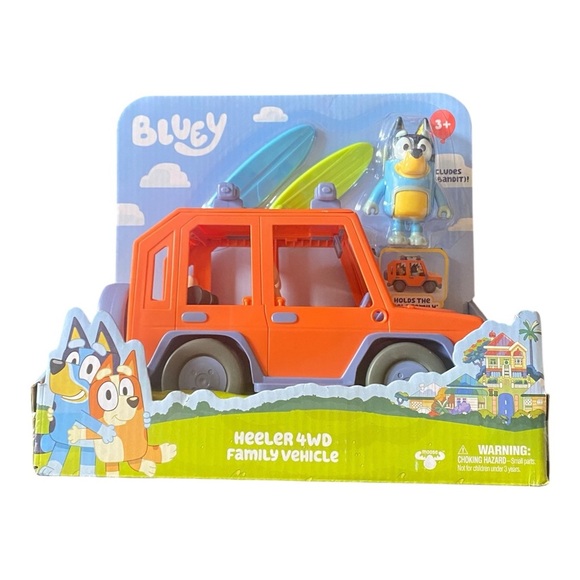 moose toys | Toys | Bluey Heeler Family Cruiser Set Bandit Action ...
